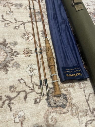 Farlows Lee Wulff midge bamboo fly rod w/ extra tip, sleeve and White ...