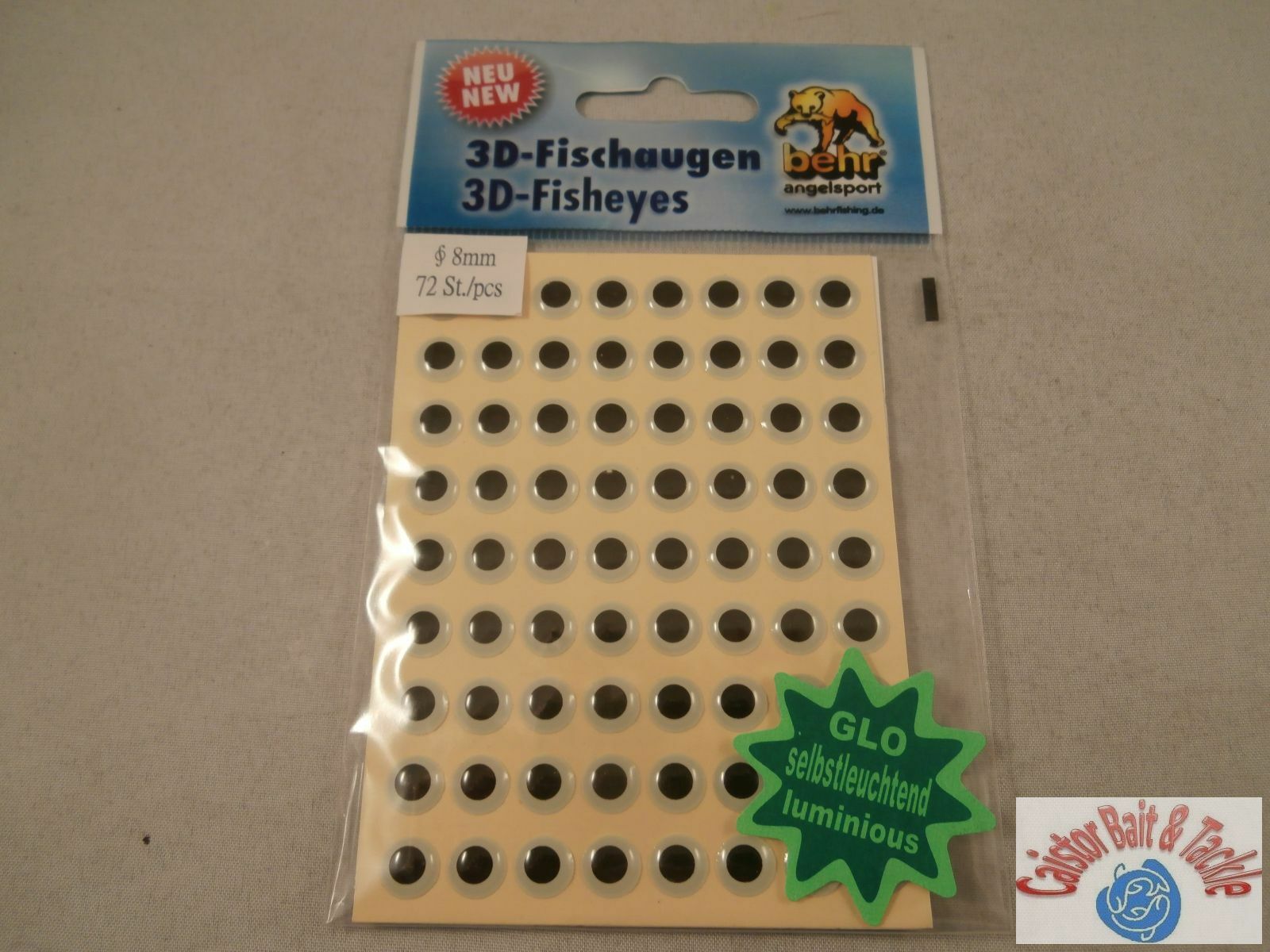 Cod Bomb 2 Jig Head Takes VMC 5150 size 10/0, 90+120g 8mm Adhesive eyes ...
