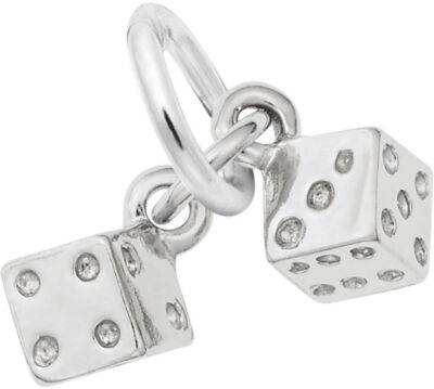 Sterling Silver Dice Charm by Rembrandt | eBay