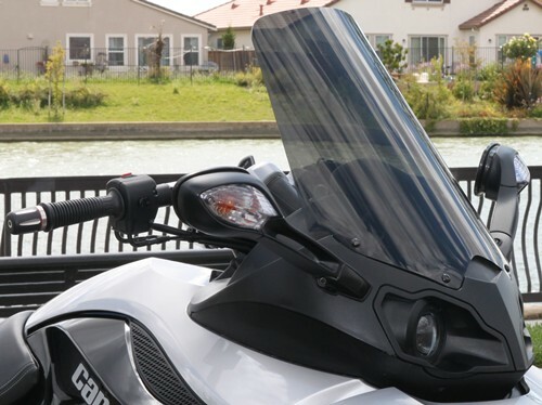 Calsci Tinted 19.5" Windshield for Spyder RS, RSS, GS | eBay