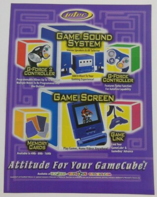 Intec Nintendo Gamecube Print Ad Poster Art PROMO Official ToysRus TRU ...
