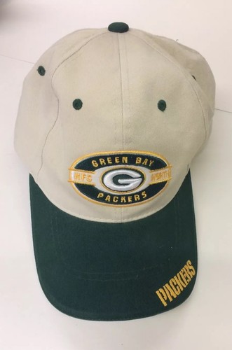 Greenbay Packers NFL Football Baseball Adjustable Cap Hat Green Gold ...