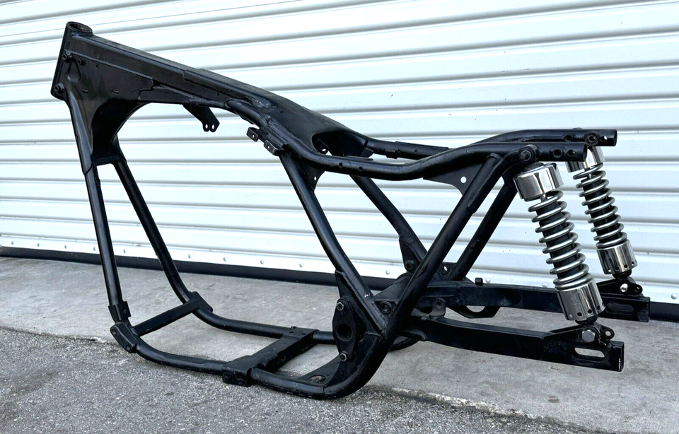 1985 HARLEY-DAVIDSON FXR FRAME FXRP SUPER GLIDE POLICE W/ SWINGARM ...