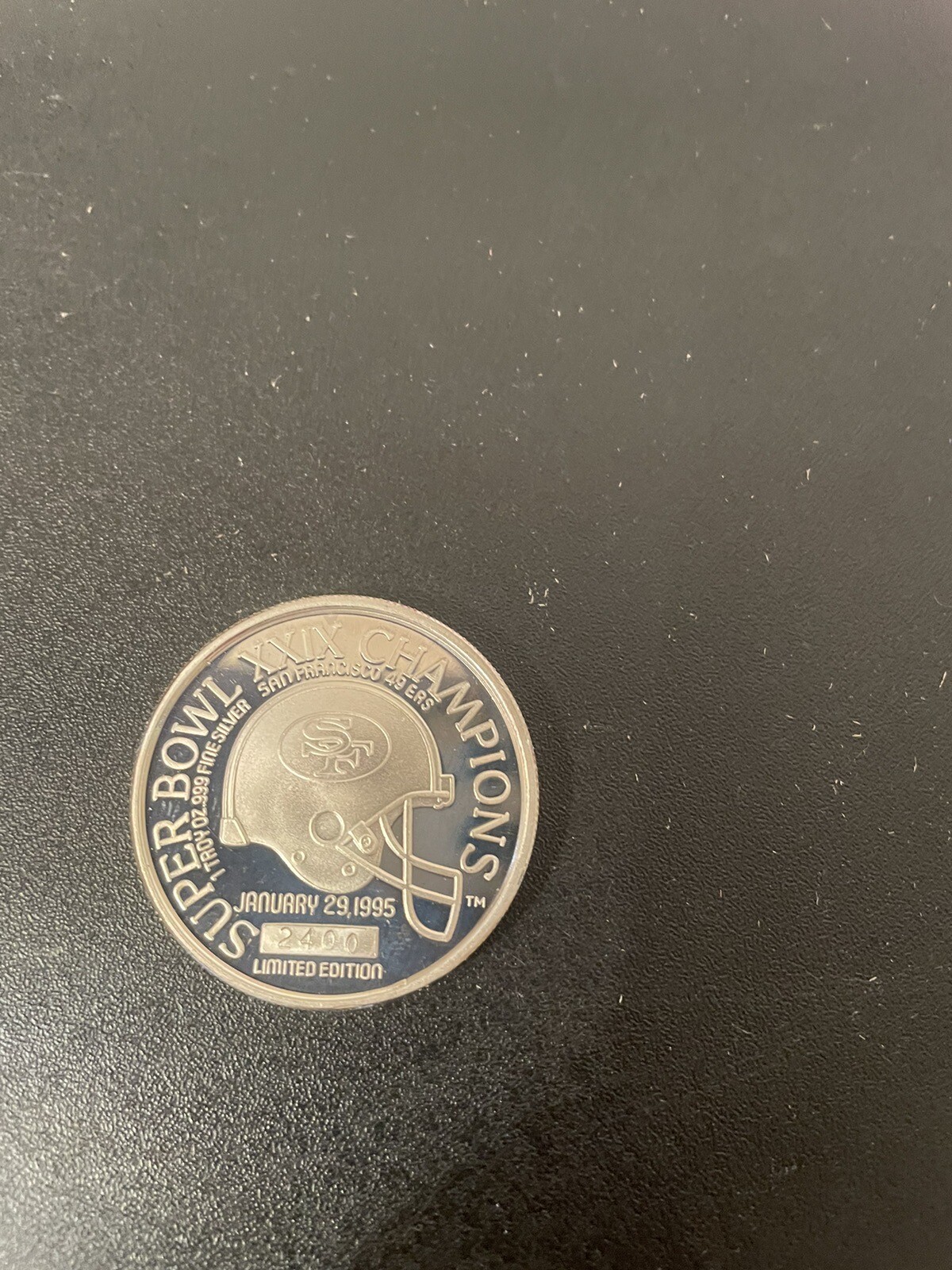 San Francisco 49ers Limited Edition Super Bowl XXIX Silver Championship ...