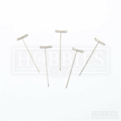 T Pins Metal 51mm For Craft Modelling Art Sewing Macrame 5 10 25 50 100 ...