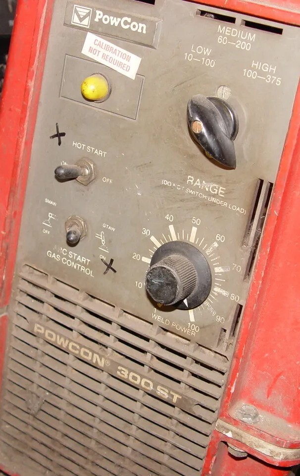 Pow Con 300-ST Tig Welder 460V, 3 ph Power Source Only 230/460 Volt ...