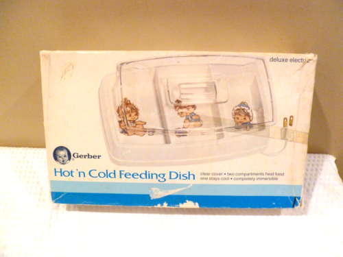 Vintage Gerber Hot 'n Cold Feeding Dish in Original box. | eBay