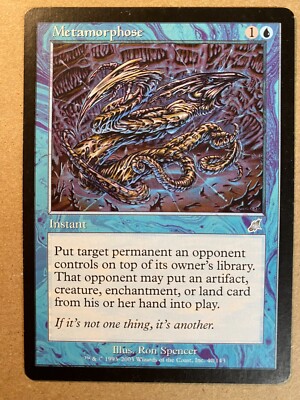 MTG 1x Metamorphose # 40 Scourge Premodern Magic the Gathering Card x1 ...