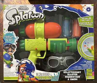 World Of Nintendo Splatoon Splattershot Blaster 2 Ink Tanks Goggles ...