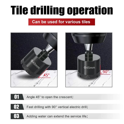 Diamond Cup Saw Coated Drill Bits Set 19Pcs 6-60mm Hole Saw Kit for ...