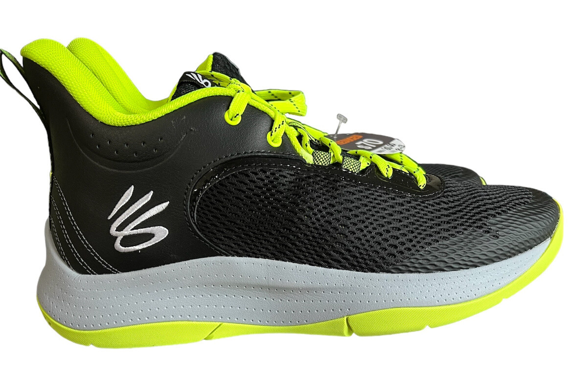 Under Armour Steph Curry 3Z6 3025090-001 Black Grey Mens Basketball ...