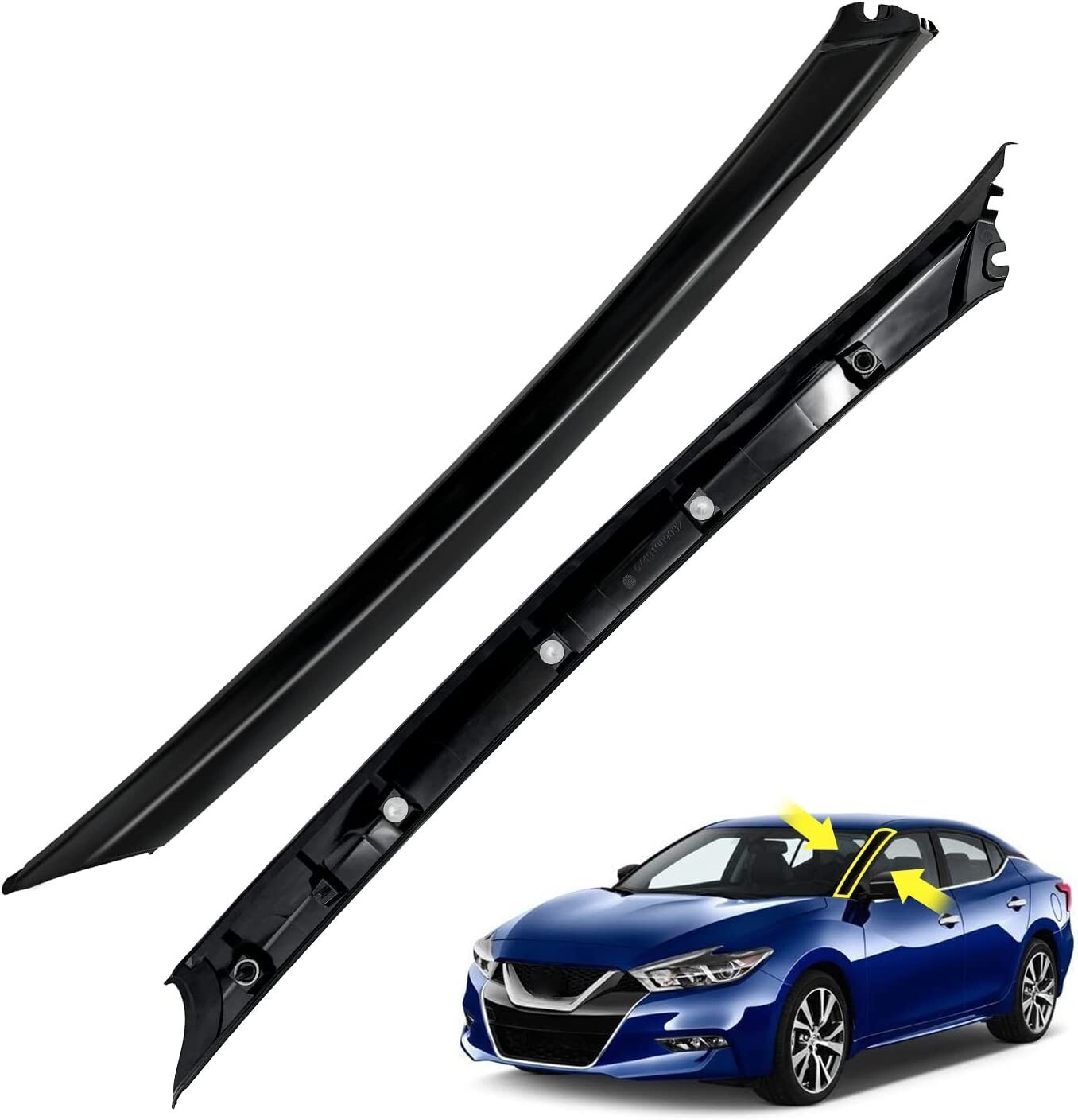 Left (Drivers Side) Front Pillar Finisher Molding For Nissan Maxima ...