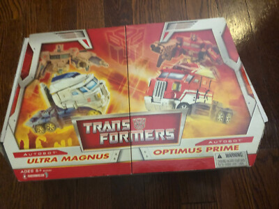 Transformers Classics Optimus Prime Ultra Magnus Gift Set !! BOX ONLY ...