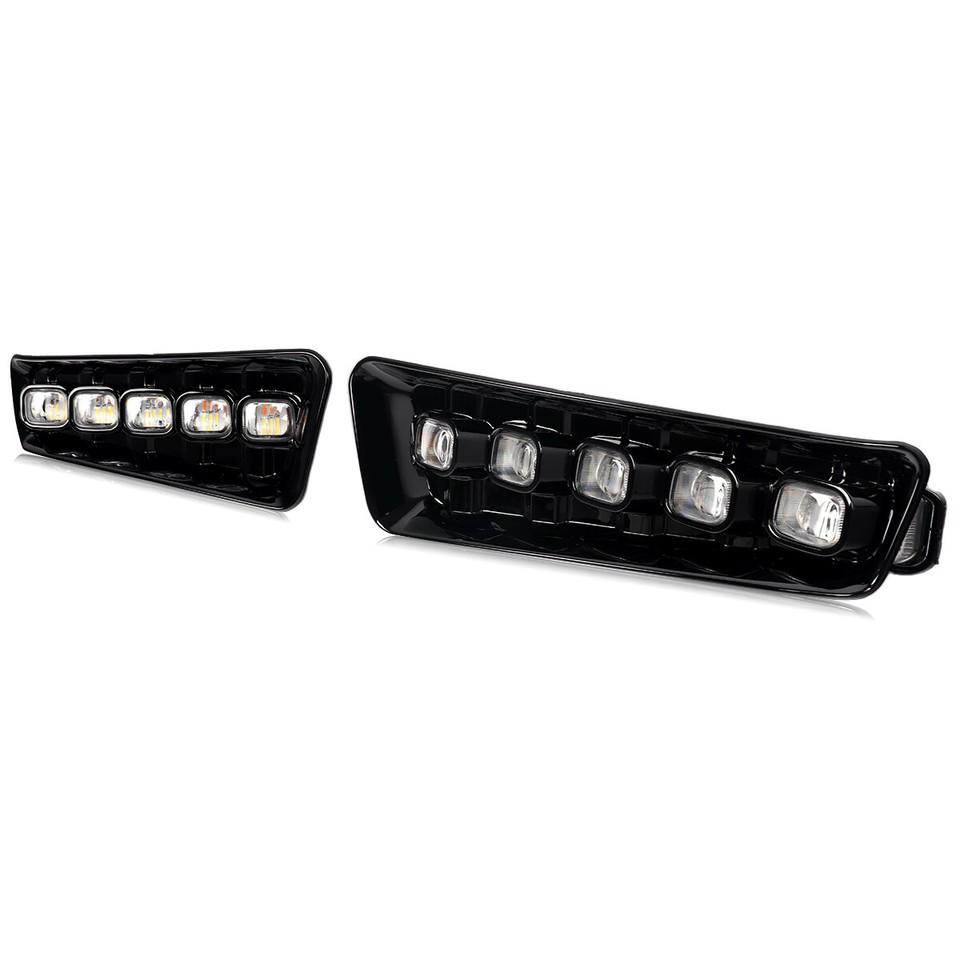 2009-2014 Ford F150 F-150 Raptor Style LED Fog Light Dynamic Turn ...