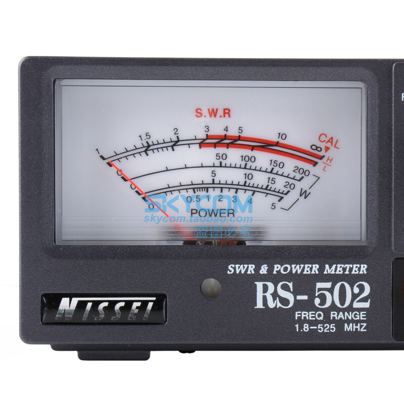 NISSEI RS-502 Watt Tester 1.8-525M HF VHF UHF Radio Transceiver Power ...