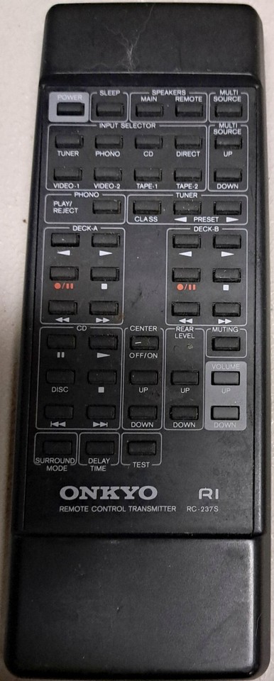 ONKYO TX-SV303PRO RI AUDIO VIDEO CONTROL TUNER AMPLIFIER & REMOTE ...