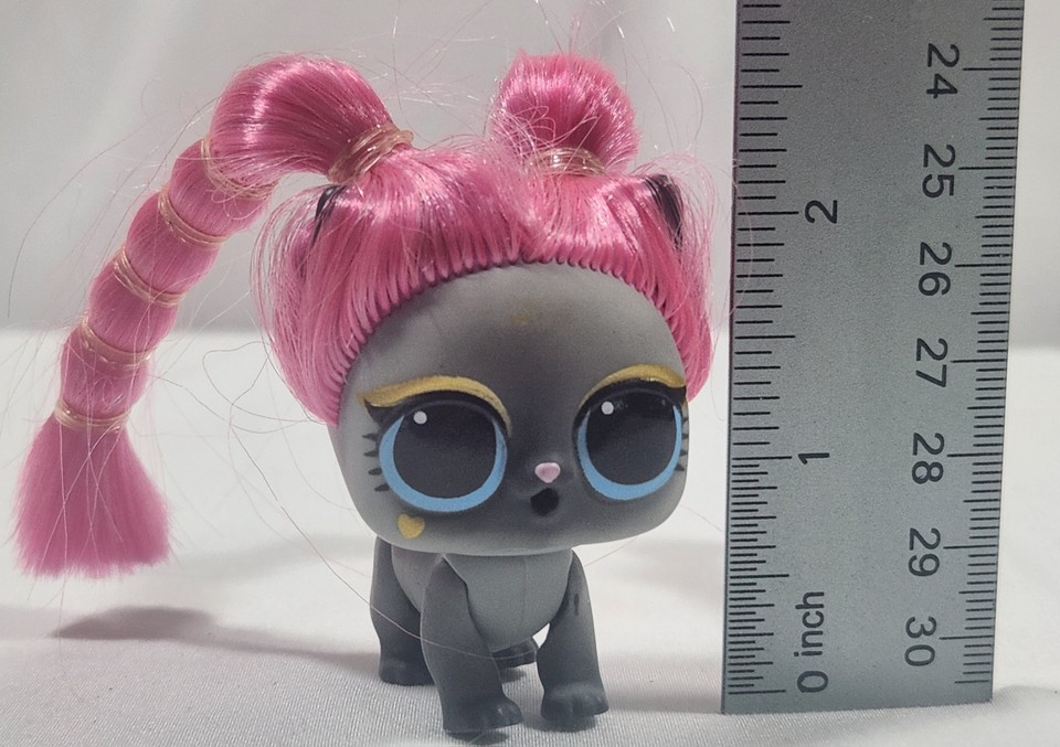 LOL Surprise Doll Remix Pets BRASS KITTY Hip Hop Club Pink Hair MGA | eBay