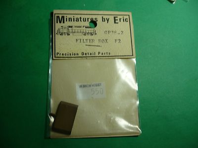 Miniatures by Eric #F2 HO brass, Filter Box, top mount, tapered, GP38-2 ...