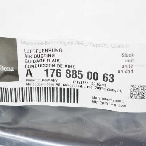 NEW MERCEDES-BENZ A-CLASS W176 FRONT RIGHT BUMPER TRIM A1768850063 OEM ...