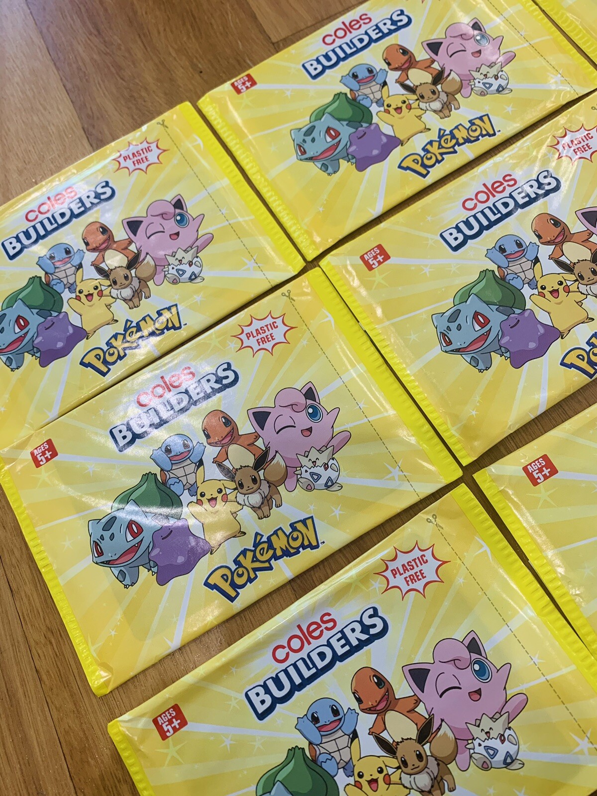 COLES Pokémon Collector Cards (10) New UNOPENED Promotional Builders ...