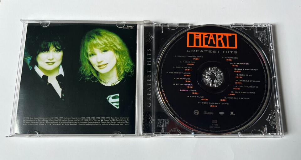 Heart ~ Greatest Hits ~ CD ~ FREE SHIPPING | eBay