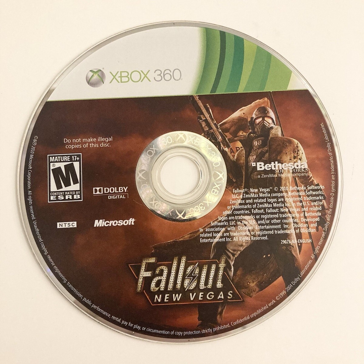 Fallout New Vegas Xbox 360