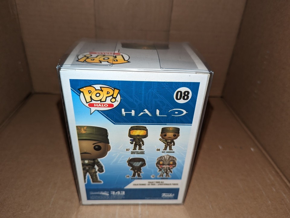 Halo SGT Johnson Funko POP Vinyl Figure 08 NEW in Box | eBay