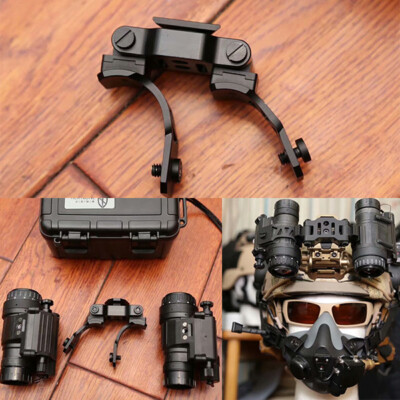 CNC Metal PVS28 Bracket J arm helmet Mount For Tactical Dual14 PVS ...