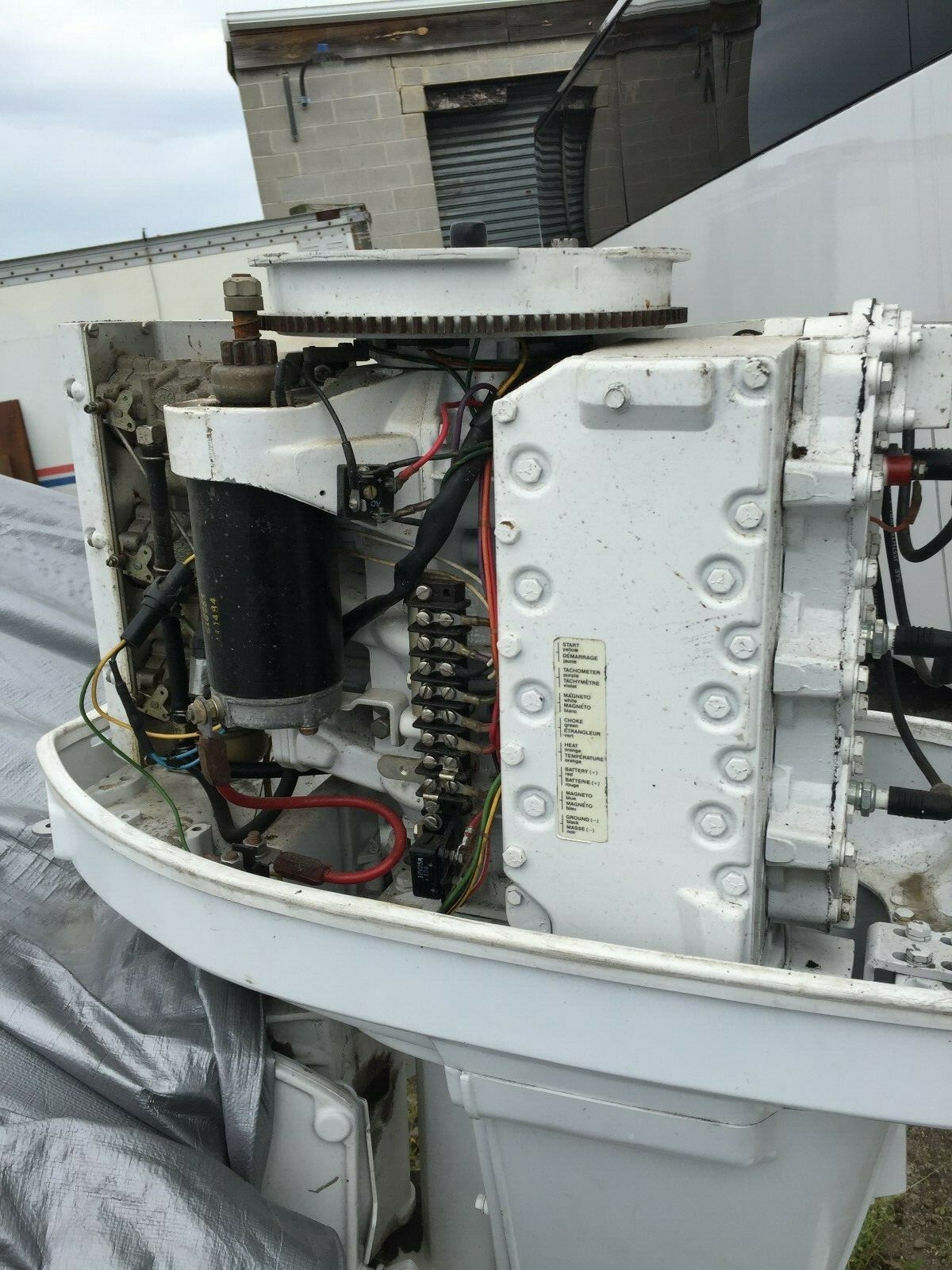 Good Used Force 85 HP 3-Cyl Carbureted 2-Stroke Outboard Motor | eBay