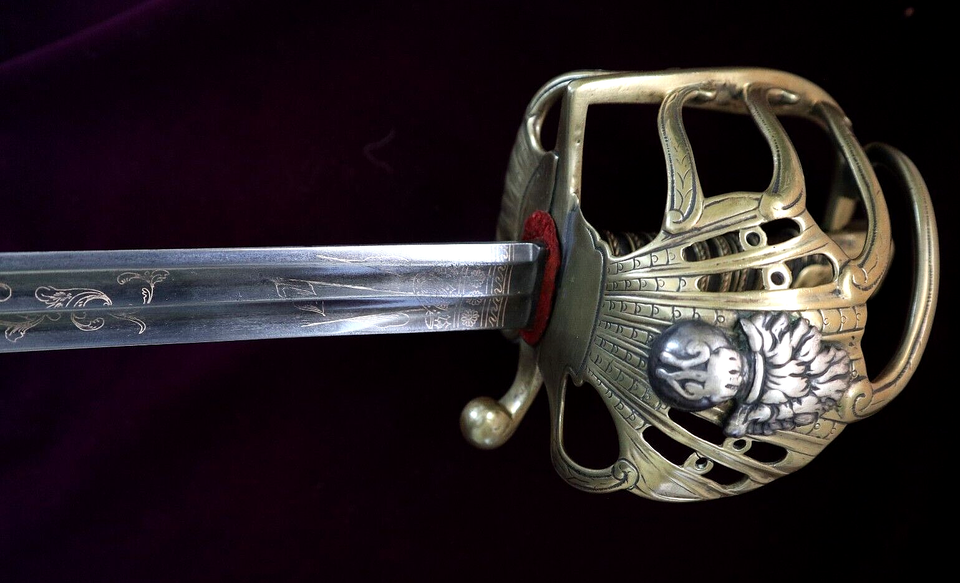 NAPOLEONIC KING WILLIAM BODYGUARD GARDE DE BATTAILLE SWORD 1 OF 2 KNOWN ...