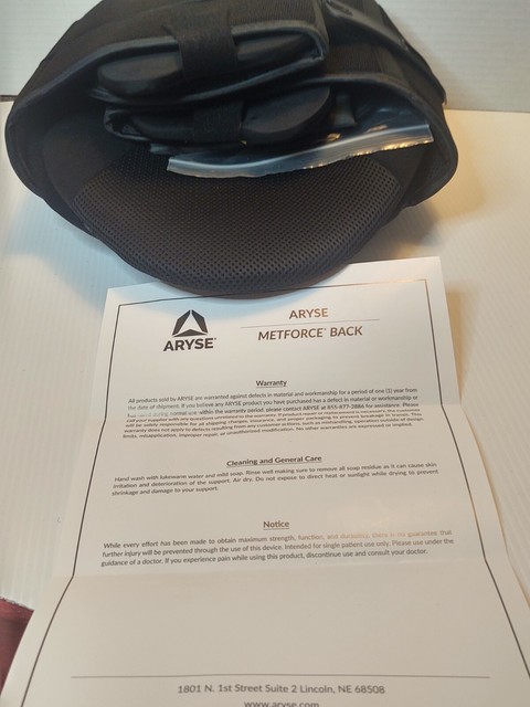 Aryse LG Back Brace L0637/l0650 Prime Series for sale online | eBay