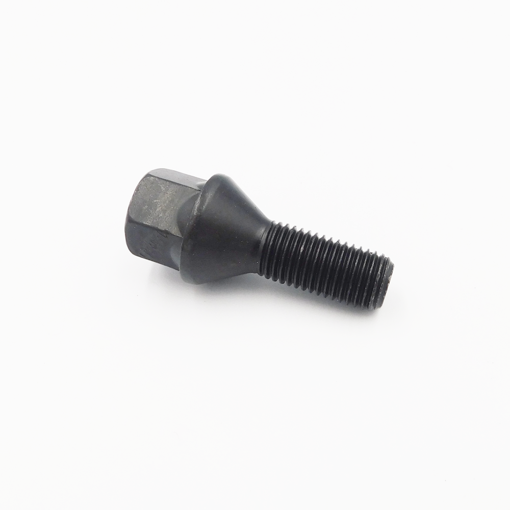 M14x1.25, 27mm Wheel Bolts Bimecc (Black) x 16 + Locks For BMW X4 - F26 ...