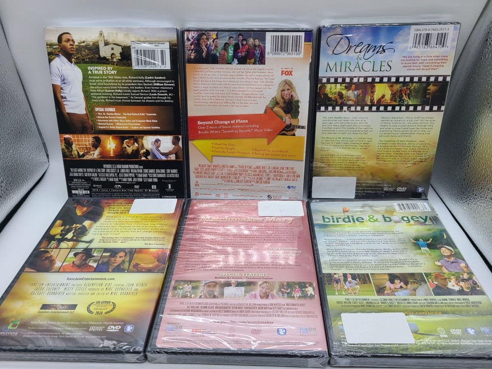 Christian DVD Lot Of 6, Family Approved, Pure Film, Faith, Least ...