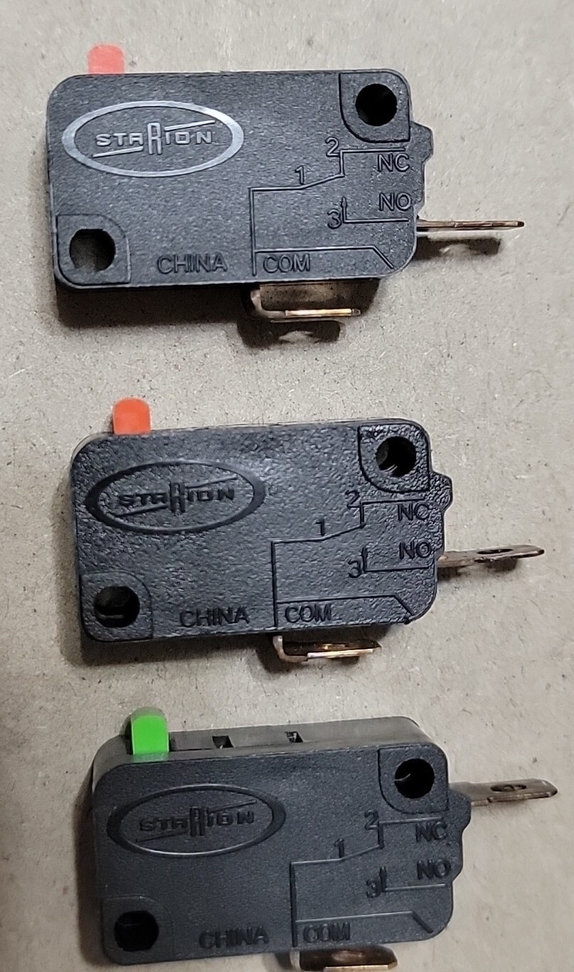 (3) Starion SZM-V16-FD-63 Microwave Oven Door Micro Switch for LG ...