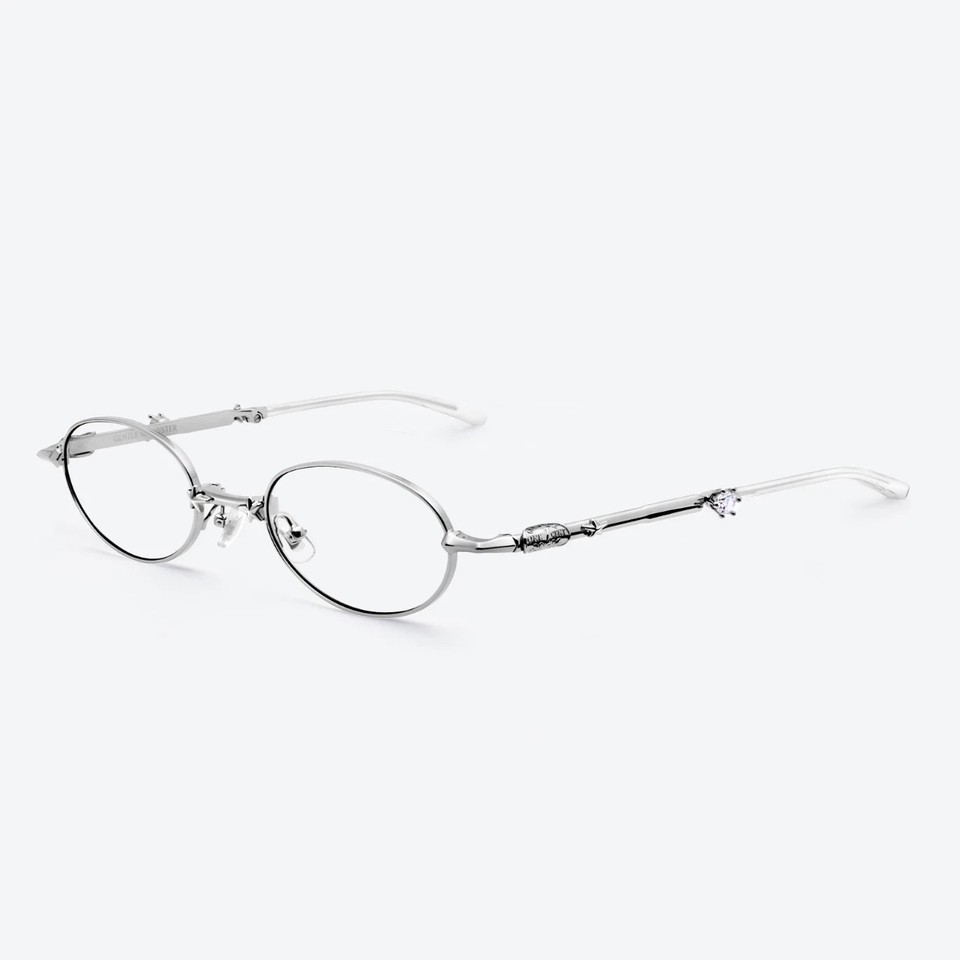 GENTLE MONSTER Pico 02 Silver Clear Glasses / Optical Frame / 100% ...