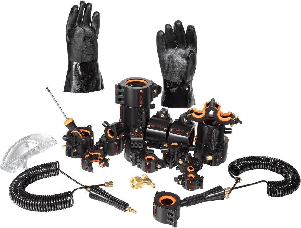 Pipe Freeze Kit CST2 Pipe Freezing Kit Water Line Repair Tool For 1/8 ...
