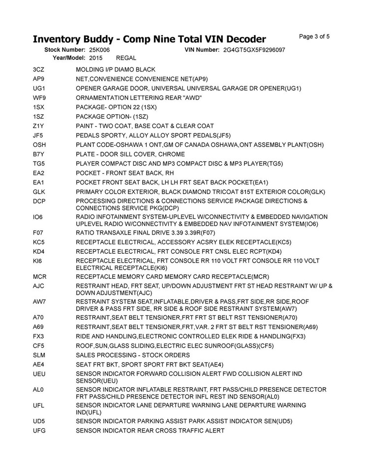 Used Glove Box fits: 2015 Buick Regal Grade A | eBay