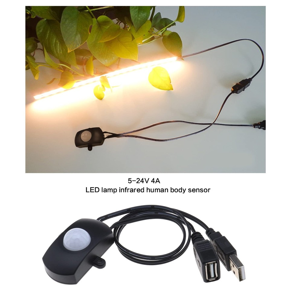 PIR Motion Sensor Switch DC 5V-24V 5A Occupancy Sensor Switch for LED ...