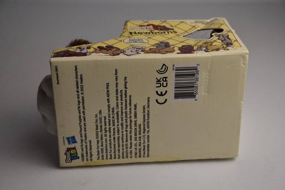 Reproduction Pound Puppies Newborns Hasbro 2022 Plush Toy Dog in Box | eBay