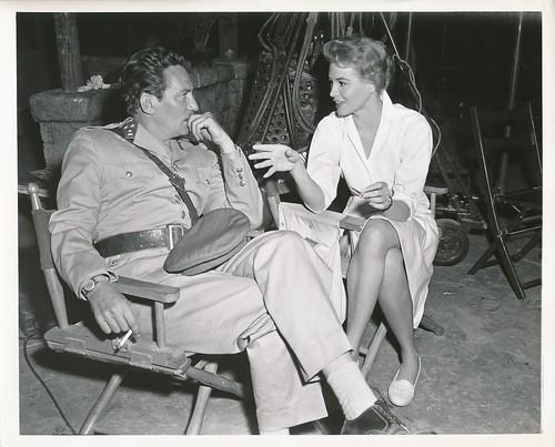 ANGIE DICKINSON PETER FINCH Original CANDID Studio Set Vintage Warner ...