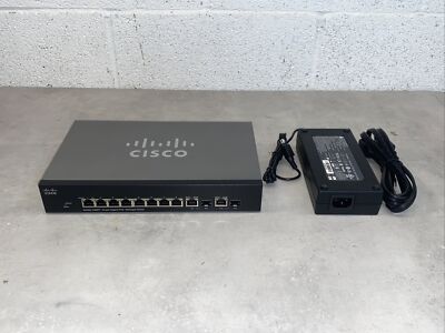 Cisco SG300-10MPP | 10-Port Gigabit PoE+ Managed Switch with Power ...