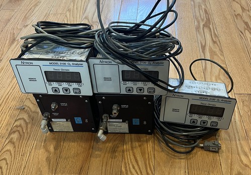 Neutronics NTRON Analyzer LOT Model 3100 Remote Sensors O2 Analyzer ...