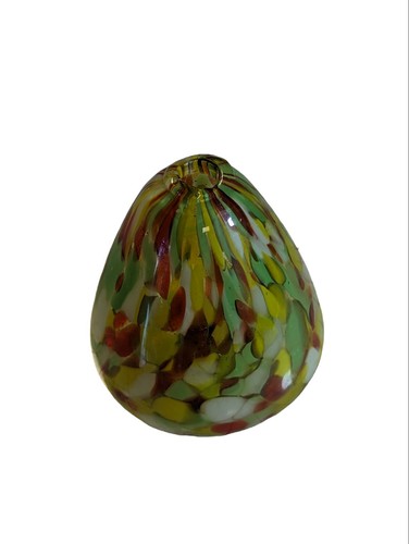 Hand Blown Pearlessence Confetti Art Glass Bud Vase Reed Diffuser Boho ...