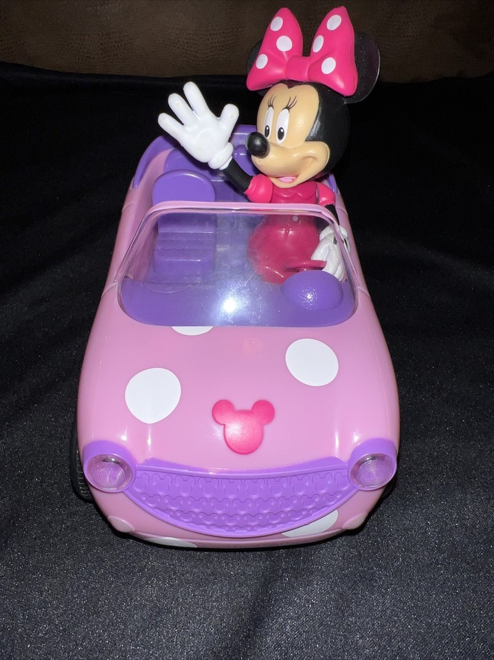 Jada Toys Disney Minnie Mouse Pink Roadster RC Car Remote Control WORKS ...