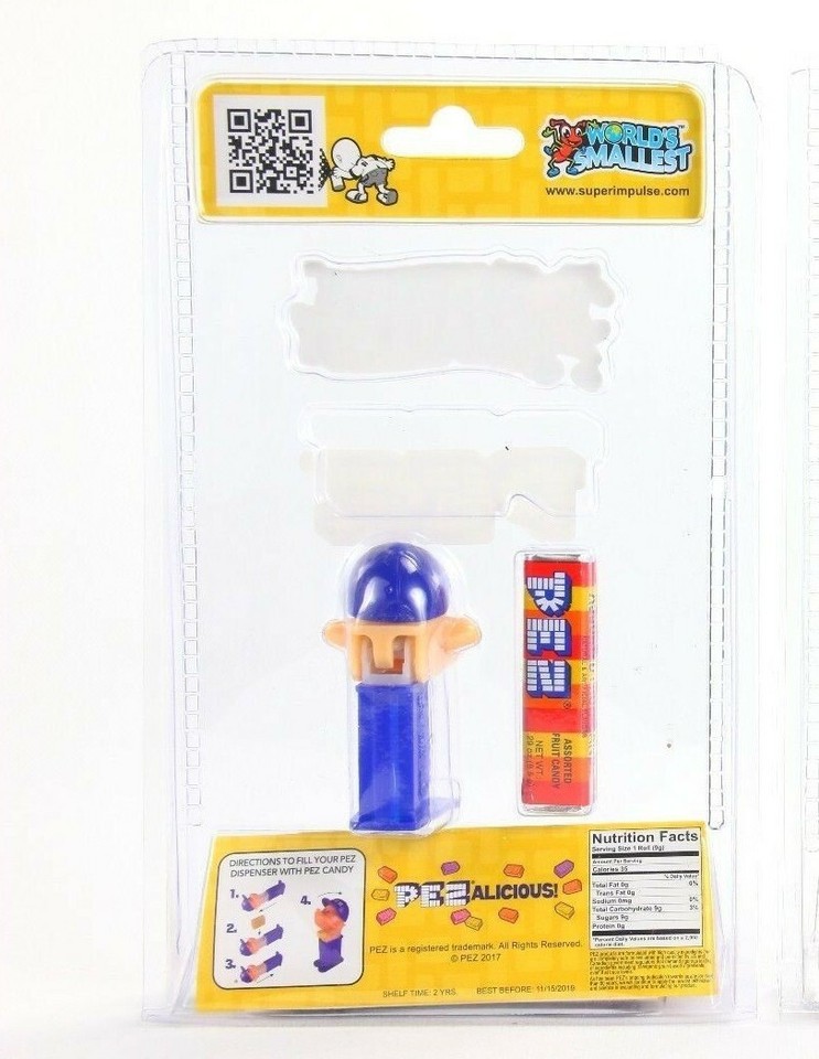 2017 World's Smallest PEZ Dispenser Boy Figure | eBay