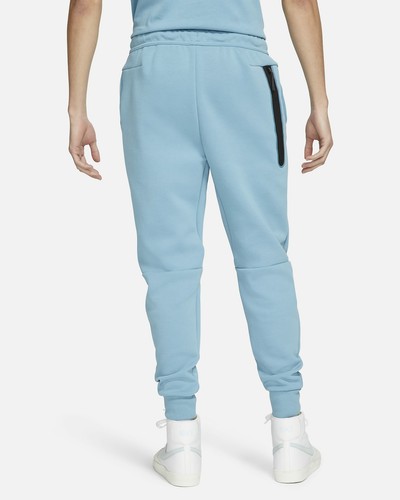 Nike Tech Fleece Joggers Pants Cuffed Cerulean Light UNC Blue CU4495 ...