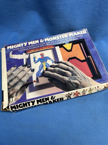Vintage 1979 TOMY Mighty Men and Monster Maker Design Kit With Box | eBay