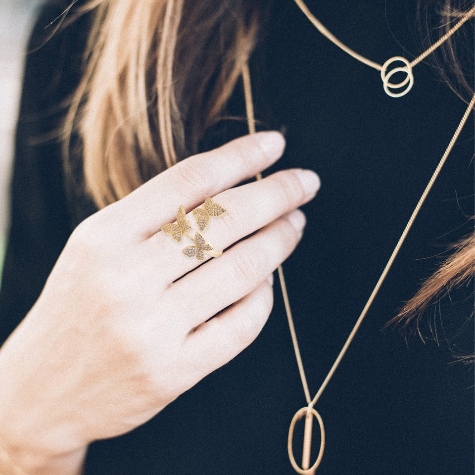 Trendy Butterfly Open Finger Stylish Girl | eBay Australia