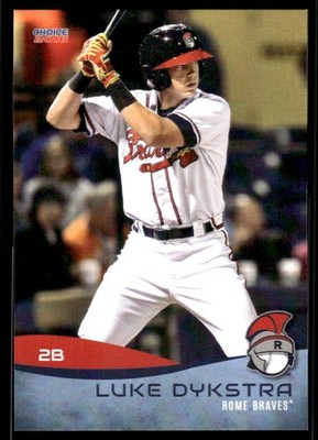 2016 Luke Dykstra Choice Minor League Rookie Card RC Rome Braves | eBay
