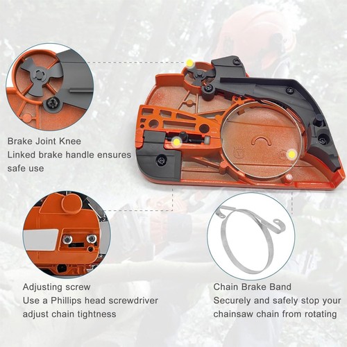 For Husqvarna Chainsaw Clutch Cover 537286301 Rancher Plastic Direct ...